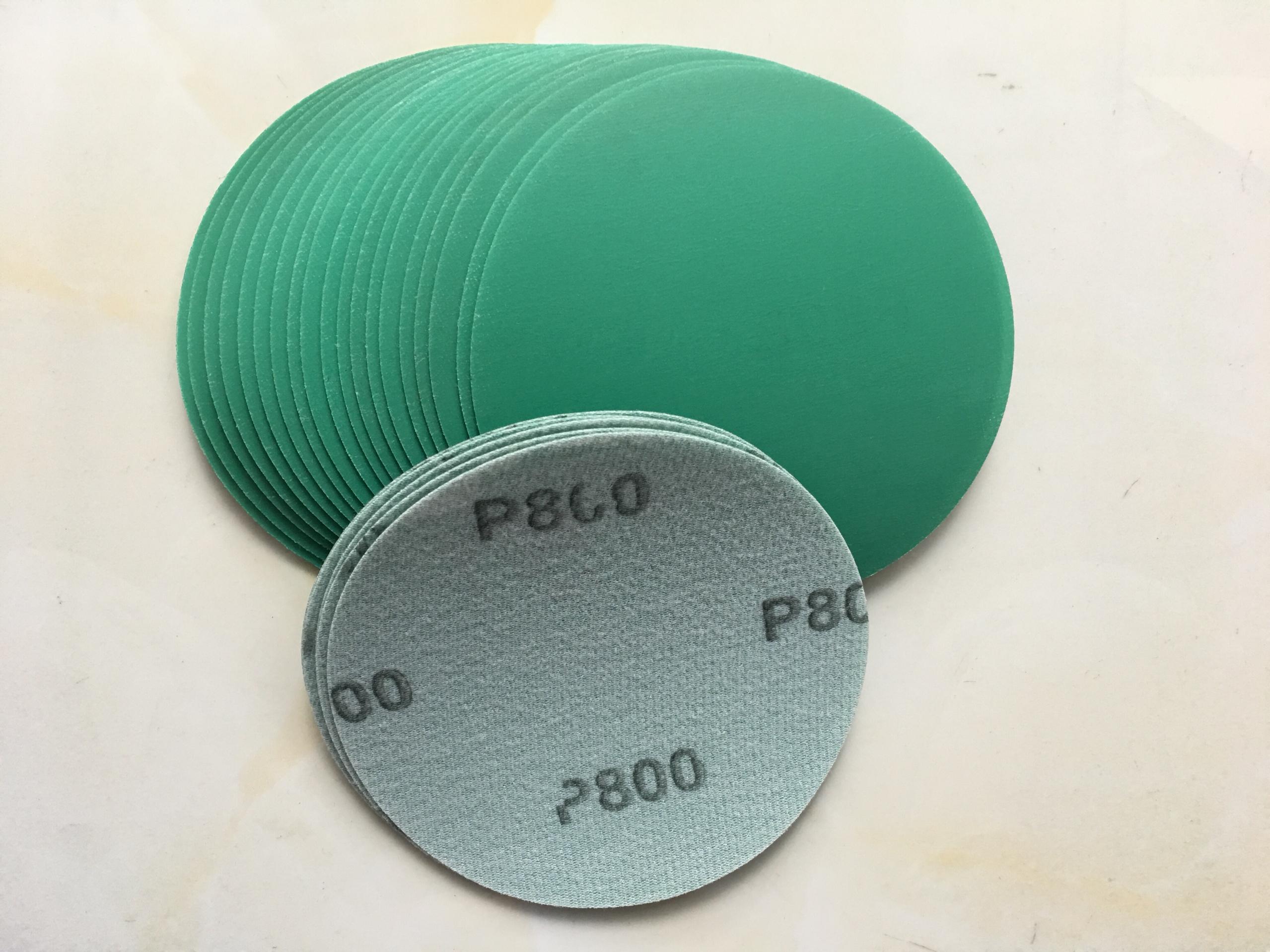 Green Polyester film velcro disc, China Green polyester film velcro ...