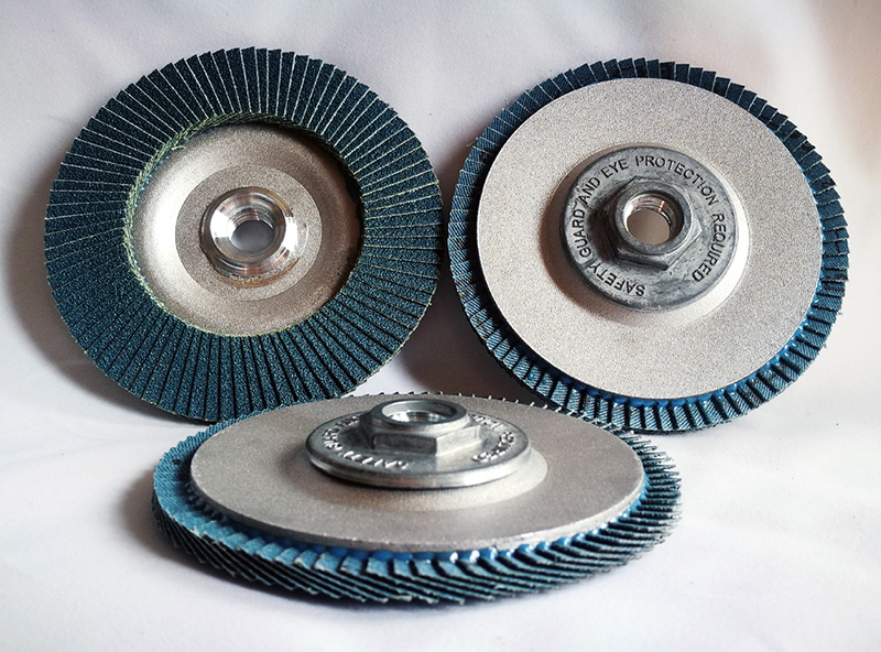 flap disc with aluminium backing and Hub, China flap disc with ...